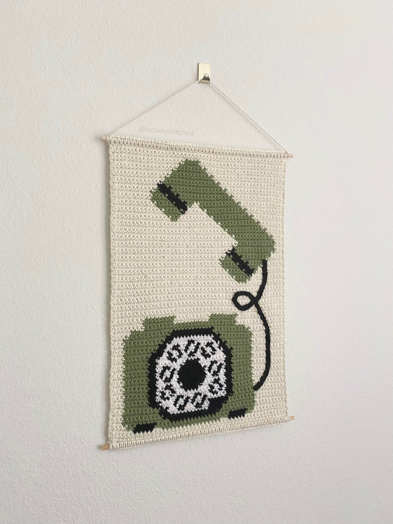 Telephone Tapestry Crochet Pattern - Etsy