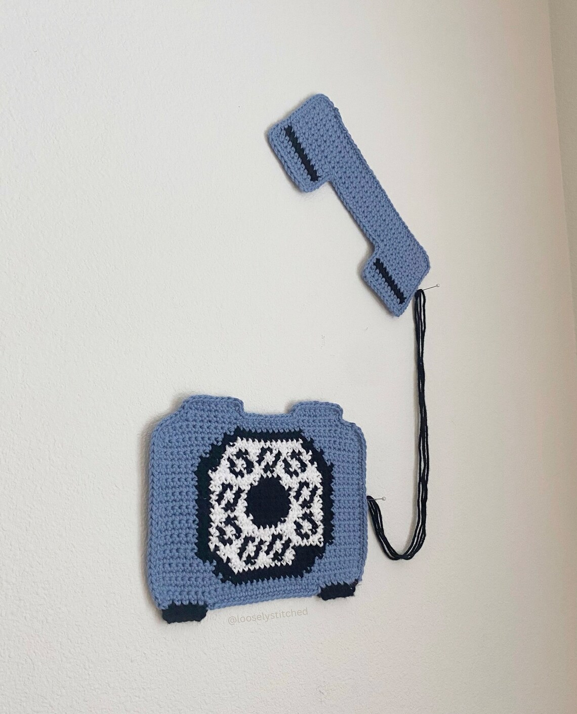 Telephone Cutout Tapestry Crochet Pattern - Etsy