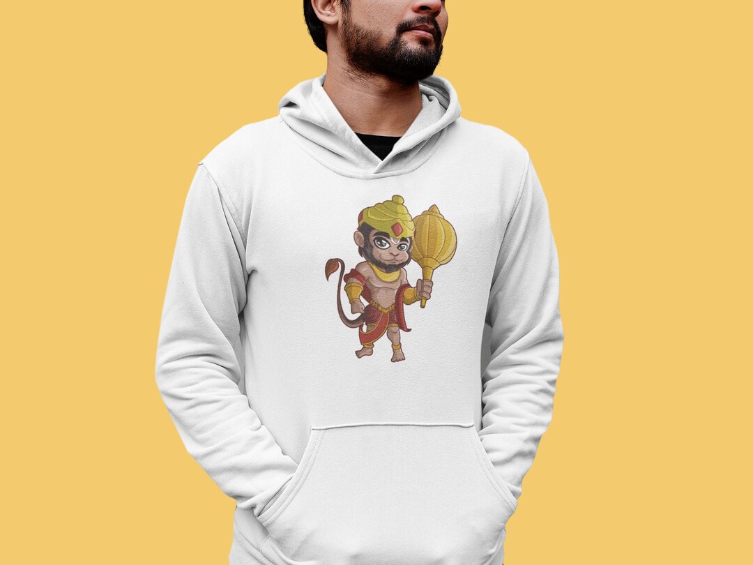 Hanuman Men's Hoodie - Etsy