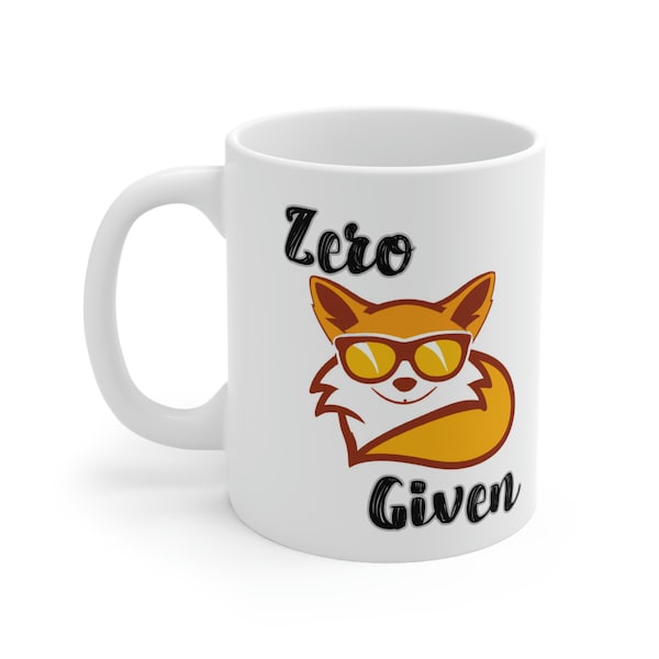 Zero Fox Given Mug - Etsy