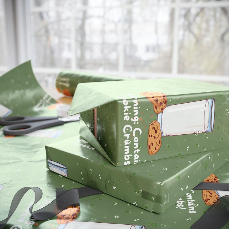 Beware of Cookie Crumbs Unique Gift Wrap, Christmas, Birthdays, Parties ...