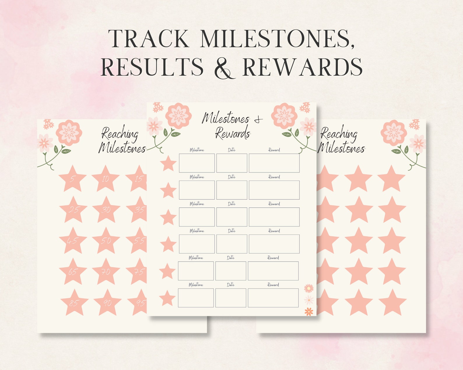 Weight Loss Tracker Printable Weight Journal weight - Etsy