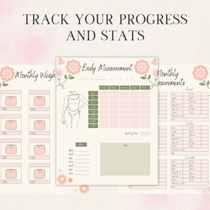 Weight Loss Tracker, Printable Weight Journal ,weight Tracking, Weight ...