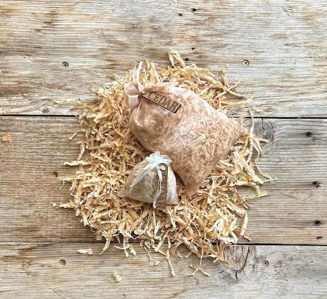 Cedar Sachets Set: Natural Moth Repellent, Wedding or Shower Favors - Etsy