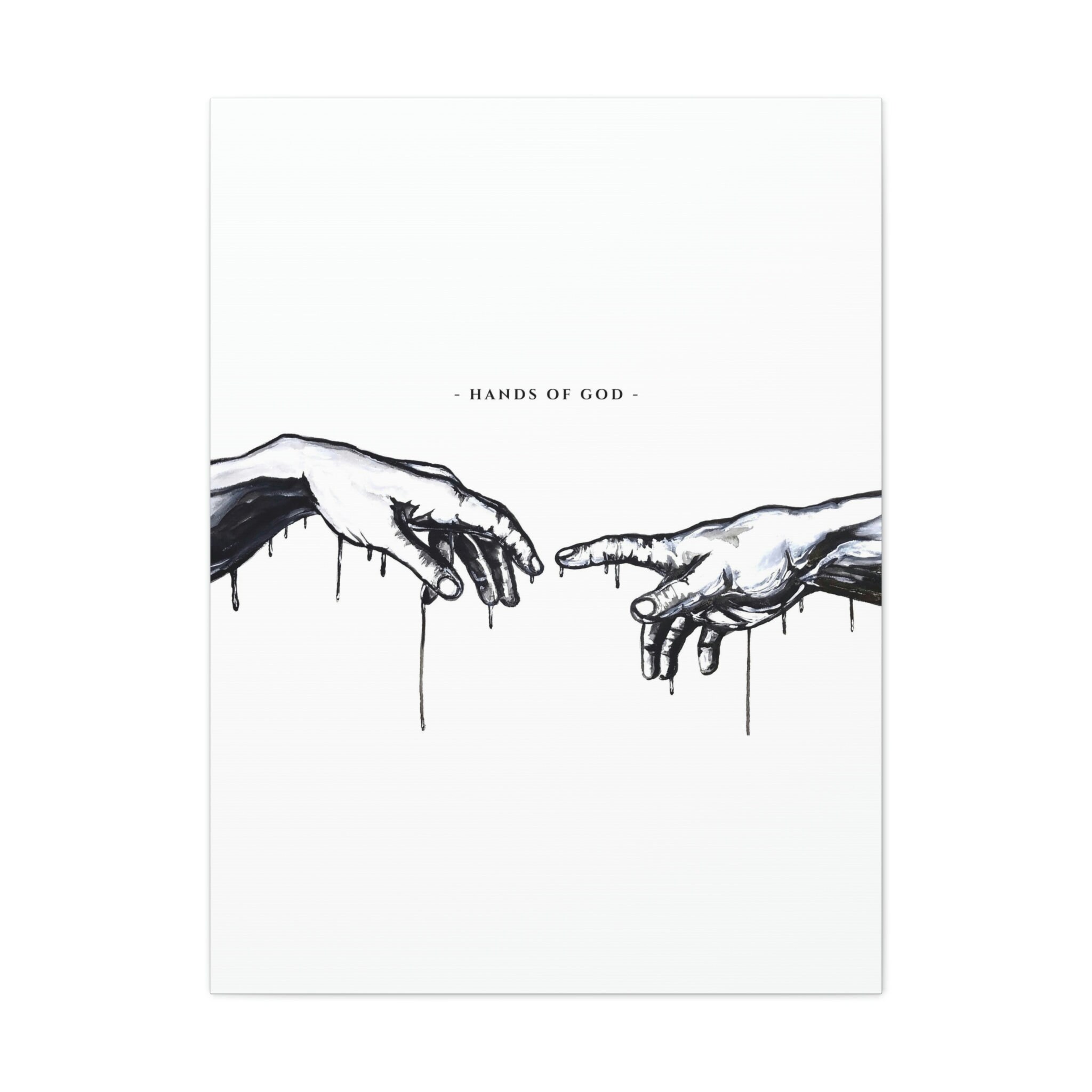 Hands of God Print, Creation of Adam, Wall Art Decor, Michelangelo ...