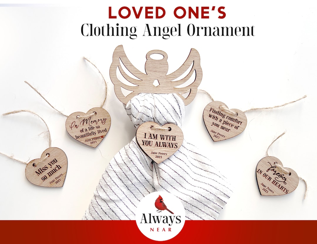 Memorial Angel Ornament: Clothing Keepsake, Sympathy Gift - Etsy