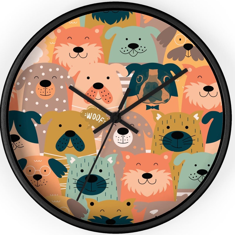 Dog Clock - Etsy