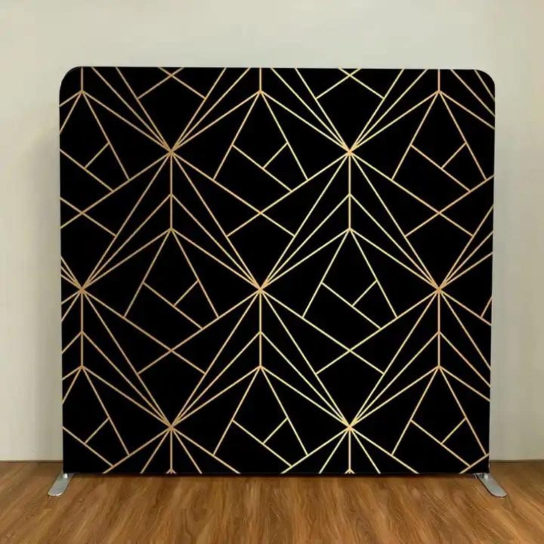 Backdrop Photobooth Fabric Tension Pillow Case Package Includes Stand ...