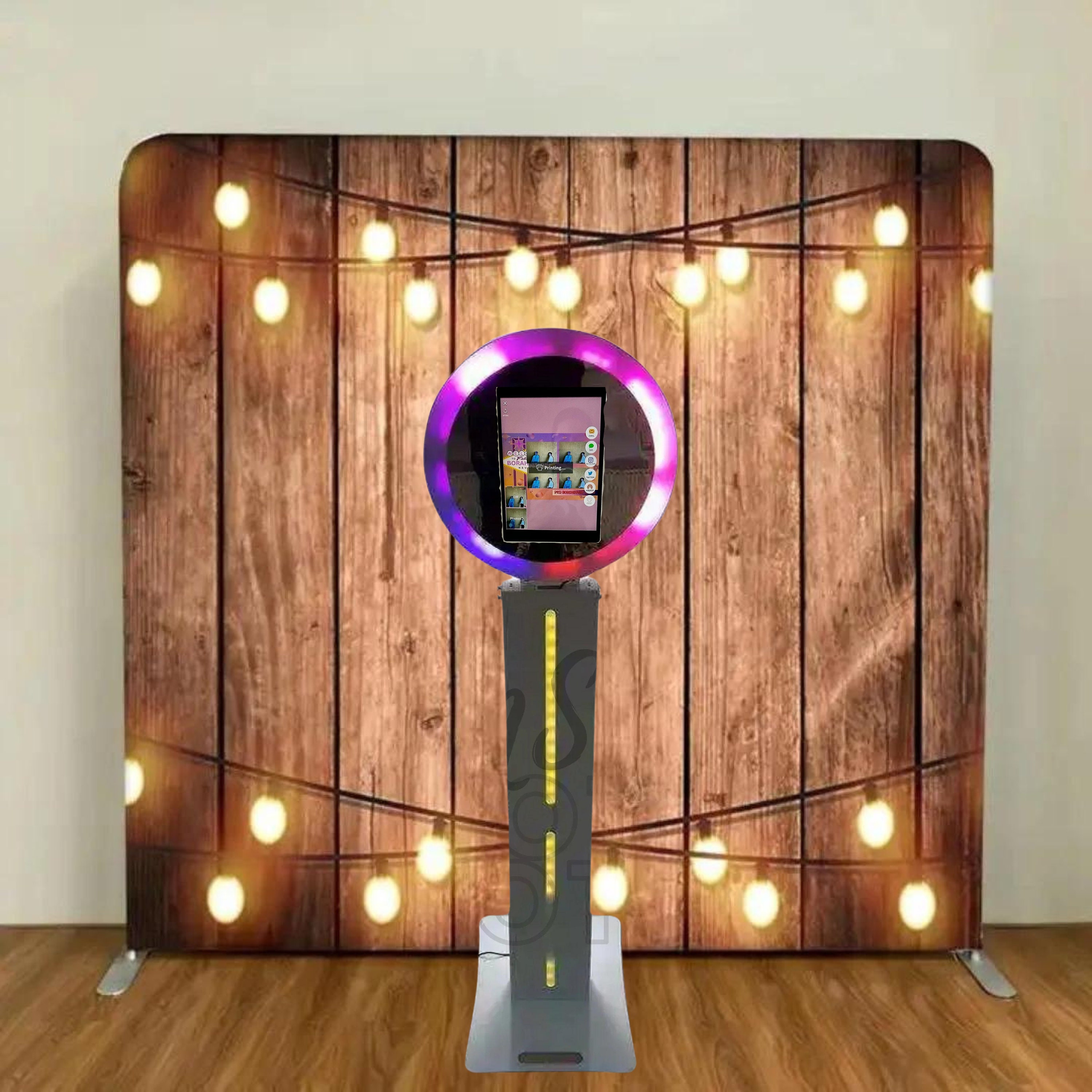 IPad Digital Photo Booth With Roaming Ring Light With a Free Flight ...