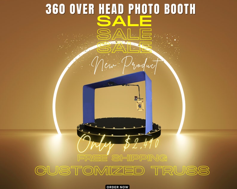 360 Overhead WITH TRUSS! 360 Photo Booth Free Shipping and Free Logo ...