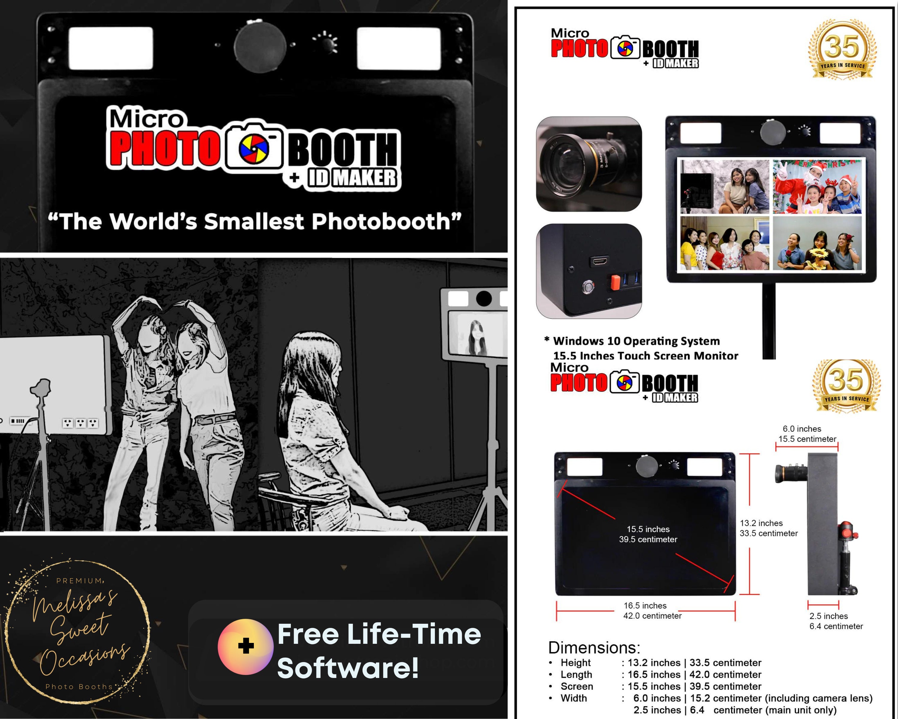 ALL-IN-ONE Photo Booth With a Lifetime Photo Booth Software ...