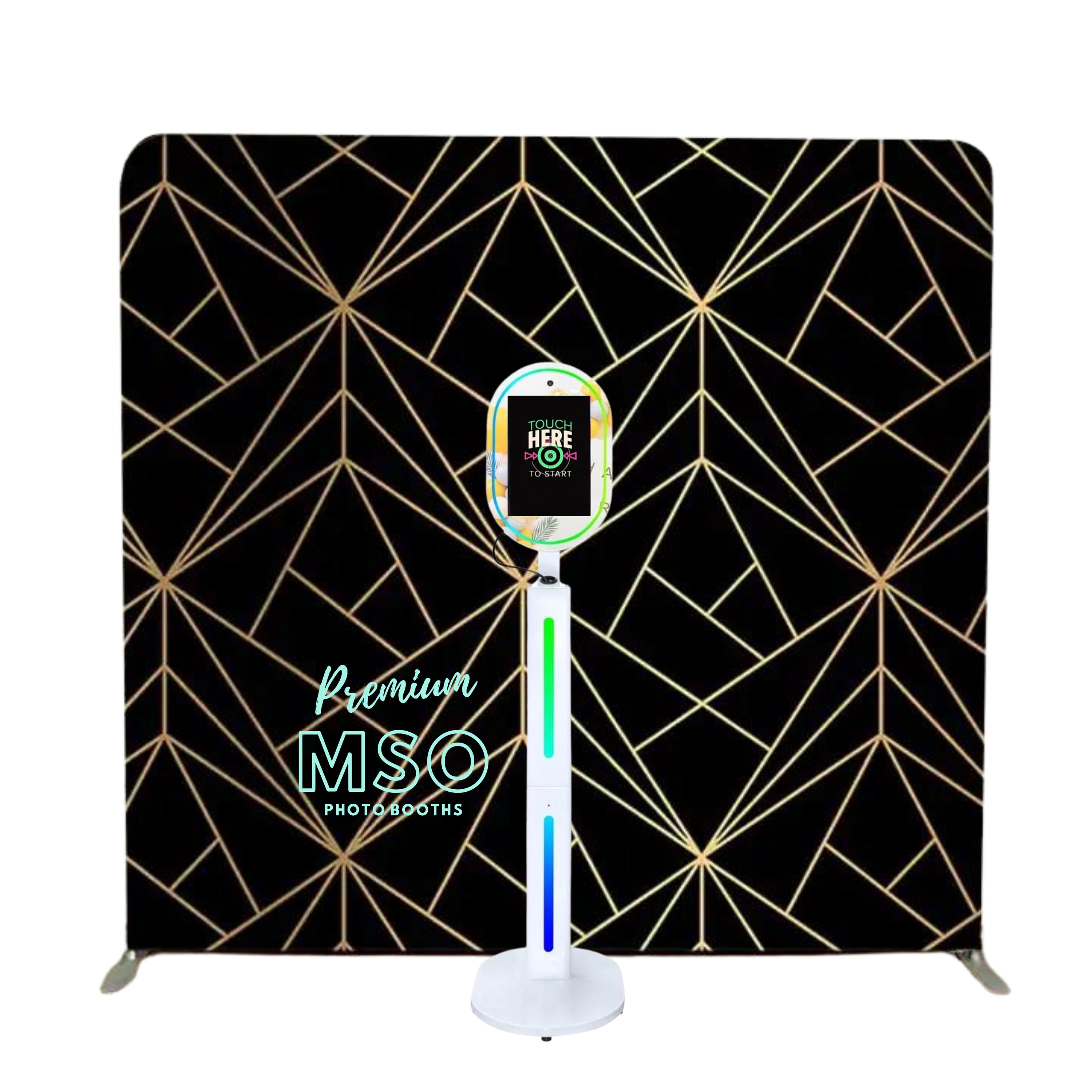 Photo Booth Magic Mirror With Touch Screen and Mini PC, Led Selfie Ring ...