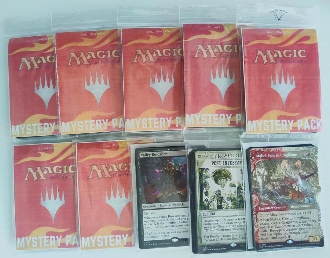 Magic the Gathering Mystery Booster Pack, Grab Bag - Etsy