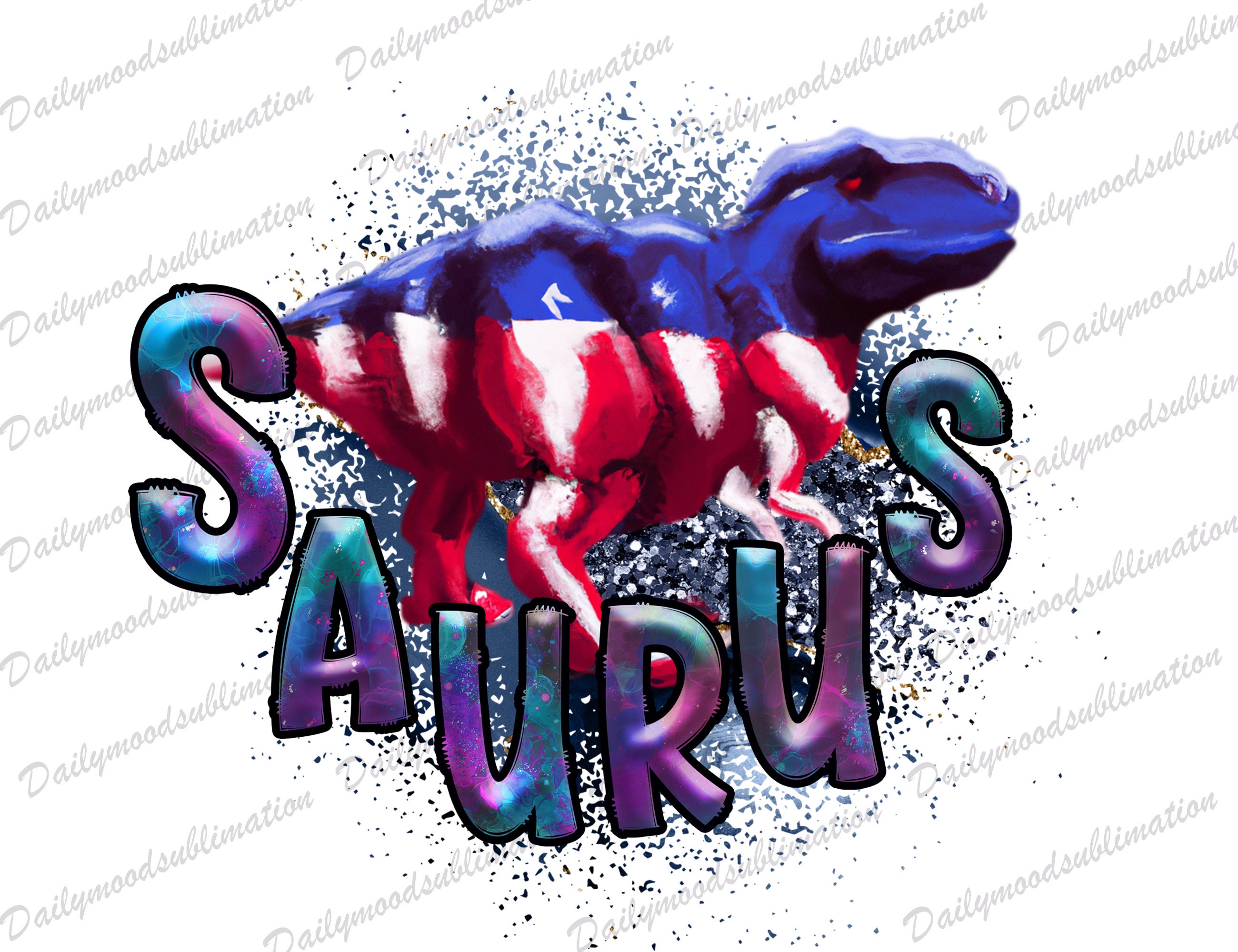 Saurus Rex Dinosaur PNG Printable High Quality Sublimation - Etsy