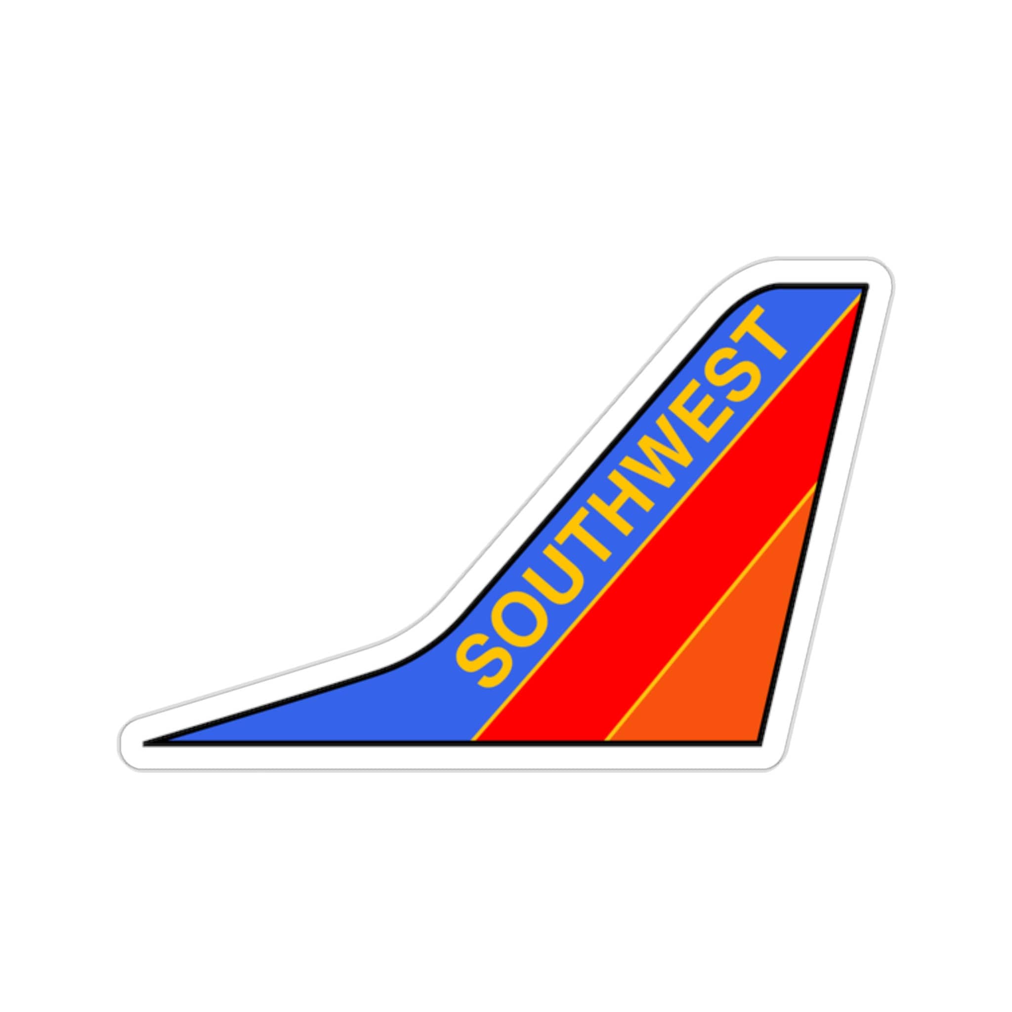 Southwest Airlines - Southwest Airlines Sticker Clip Art - Vintage ...