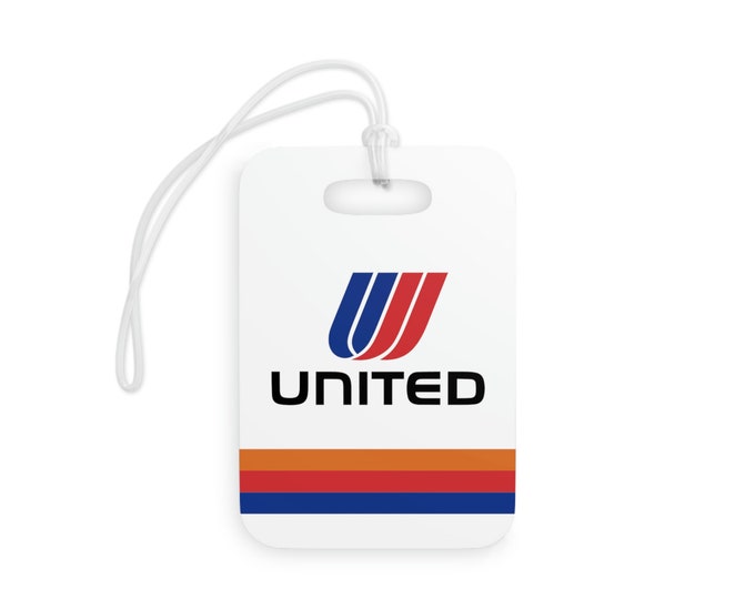 United Airlines / Luggage Tag / Bag Tag / Travel Tag / Pilot Bag Tag ...