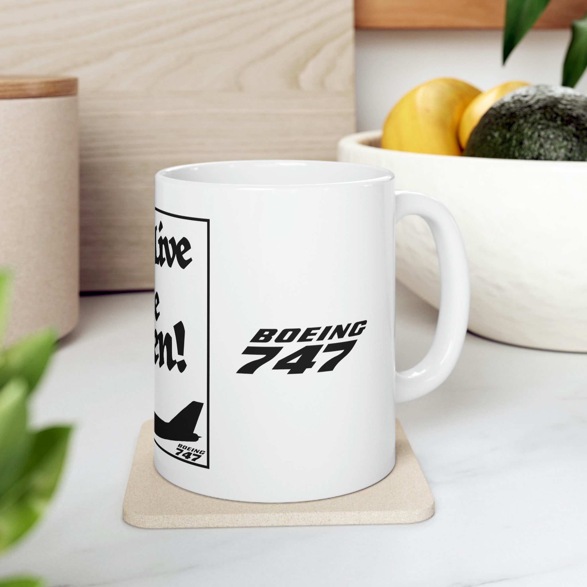 Boeing 747 Mug Pilot Mug Airplane Coffee Mug Vintage - Etsy