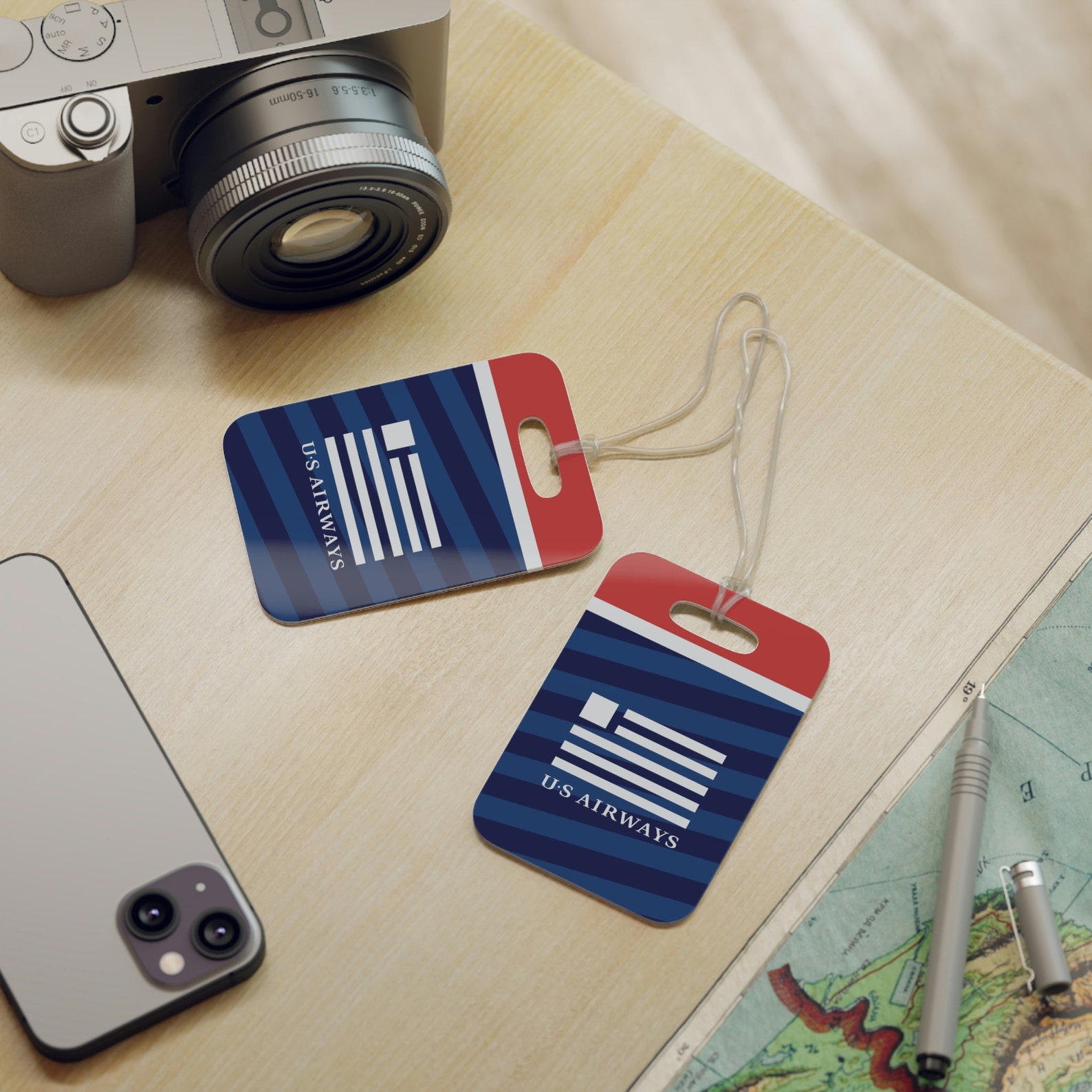 US Airways / Luggage Tag / Bag Tag / Travel Tag / Pilot Crew Tag ...