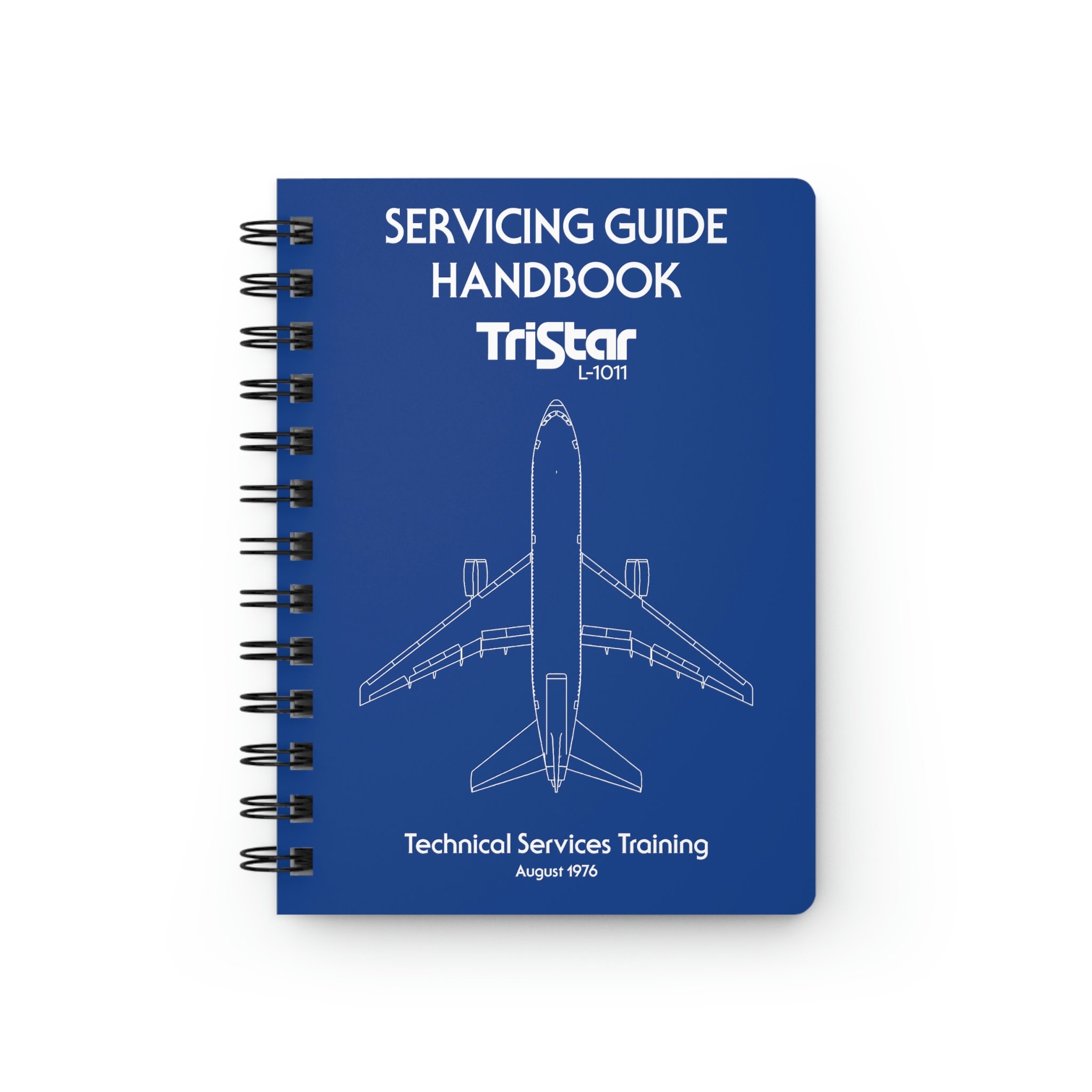 Retro Notebook / Lockheed L-1011 / Aircraft Notebook / Vintage Lined ...