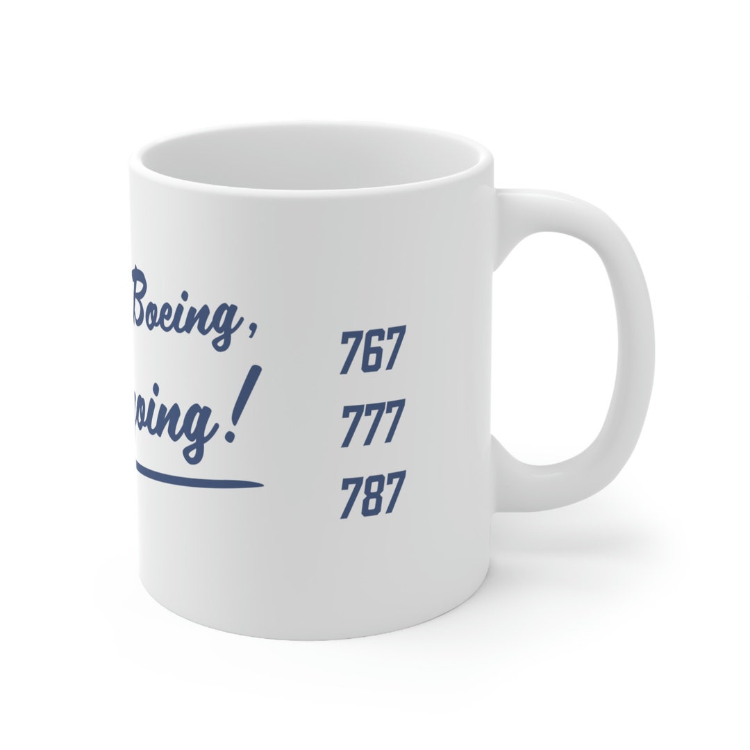 Boeing Coffee Mug, Aviation Gift, Present for Boeing Pilot, Boeing ...
