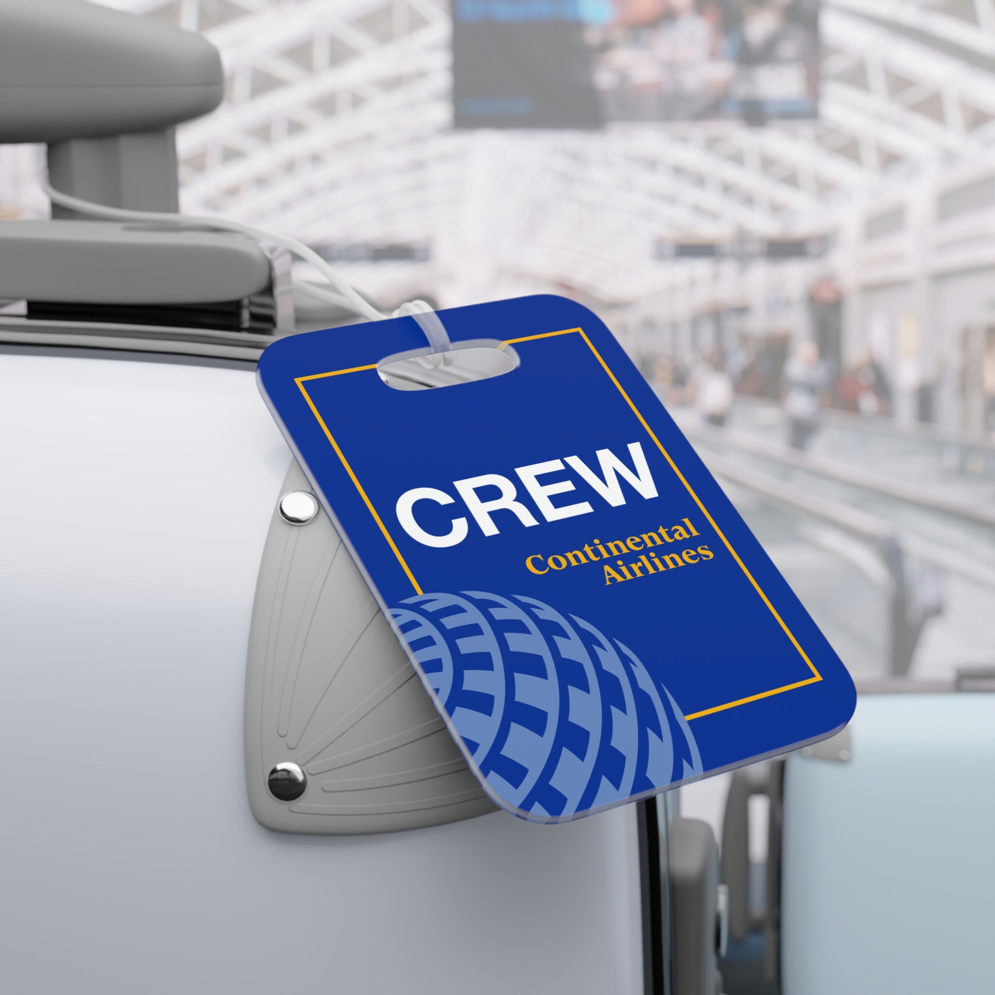 Continental Airlines / Crew Luggage Tag / Bag Tag / Travel Tag / Pilot ...