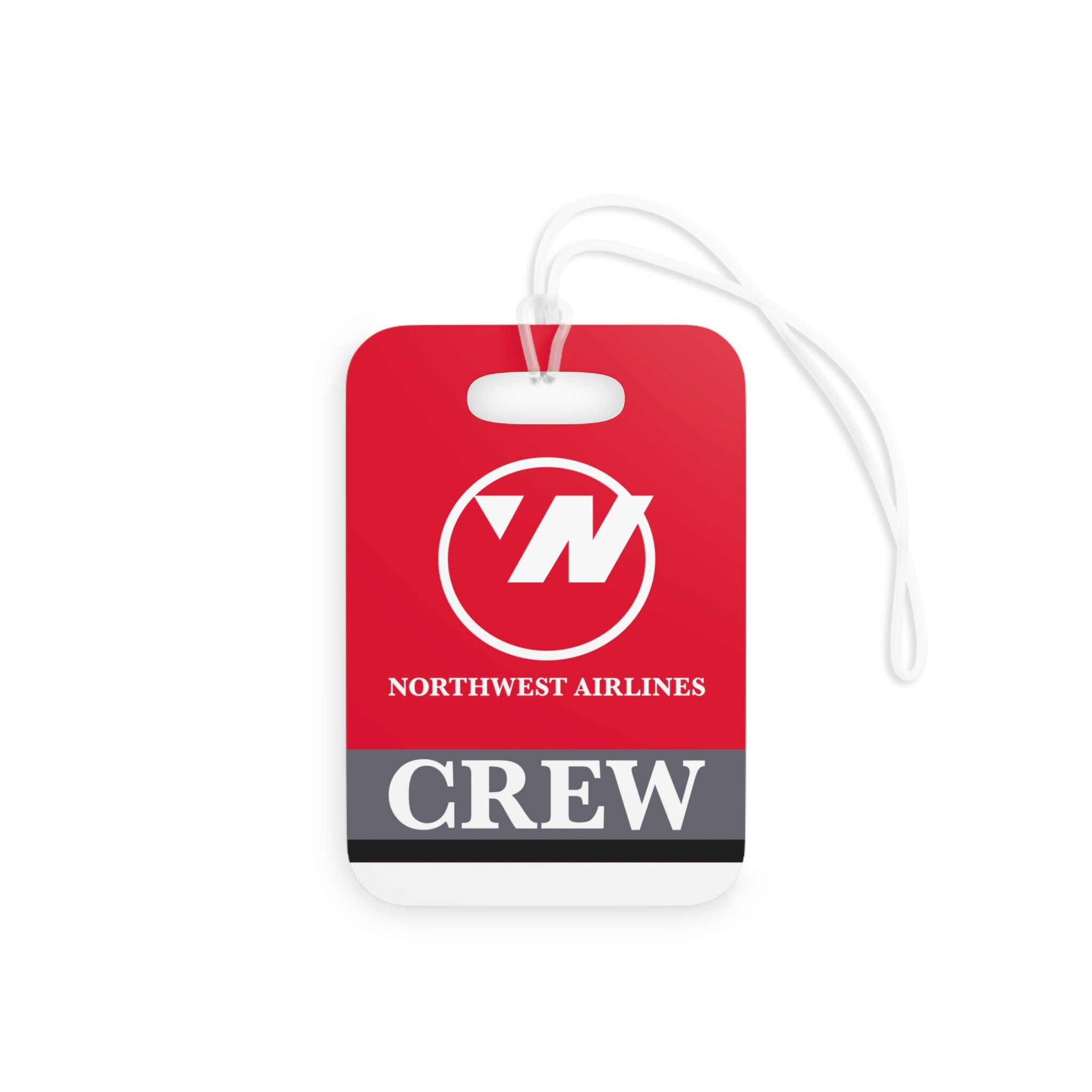 Northwest Airlines / Crew Luggage Tag / Bag Tag / Travel Tag / Pilot ...