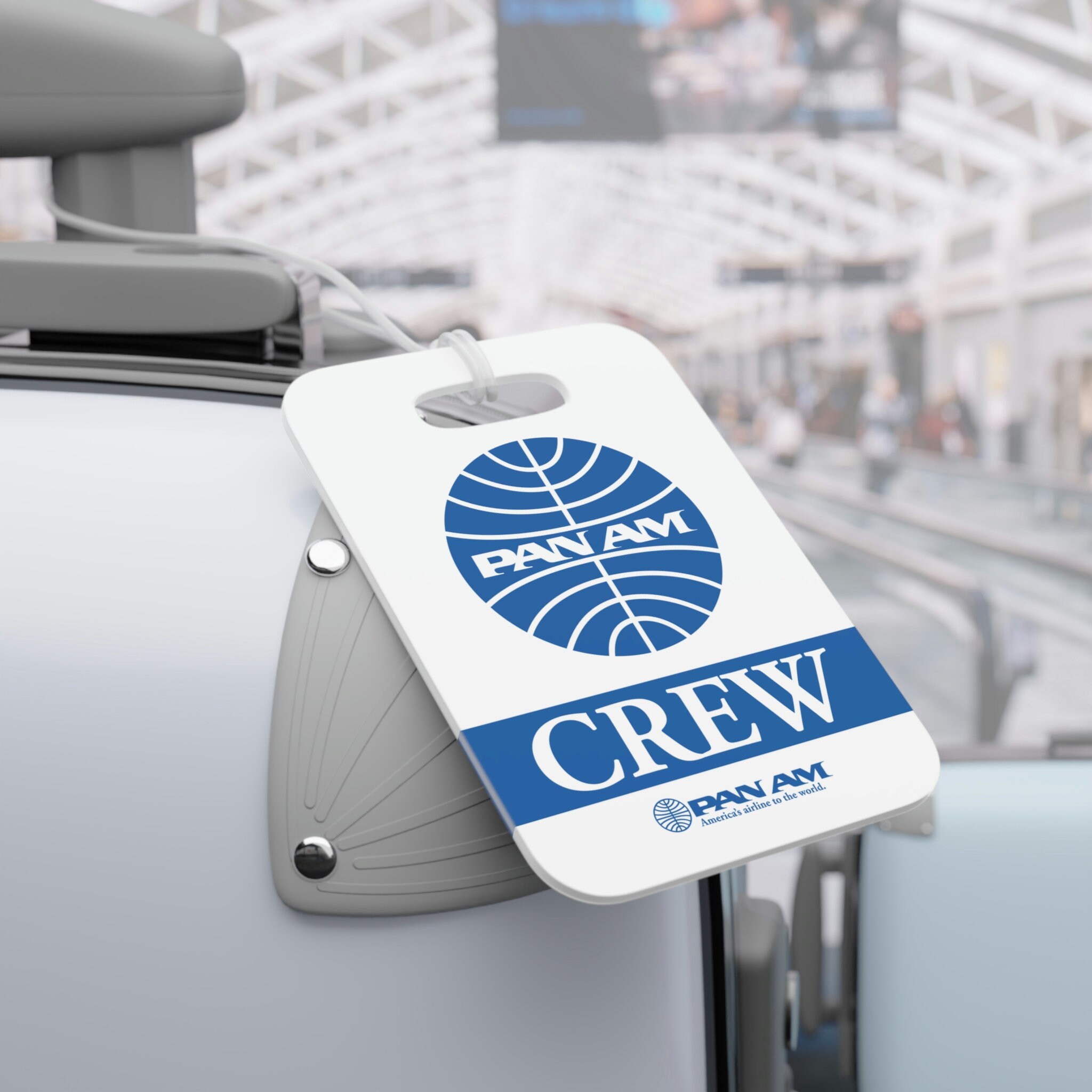 Pan Am / Crew Luggage Tag / Bag Tag / Travel Tag / Pilot Crew Tag ...