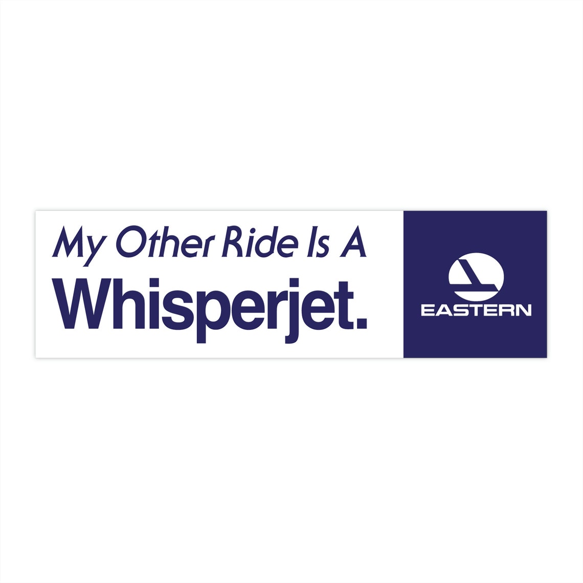 Cool Retro Aviation Bumper Sticker, Eastern Airlines, Vintage 1970s ...