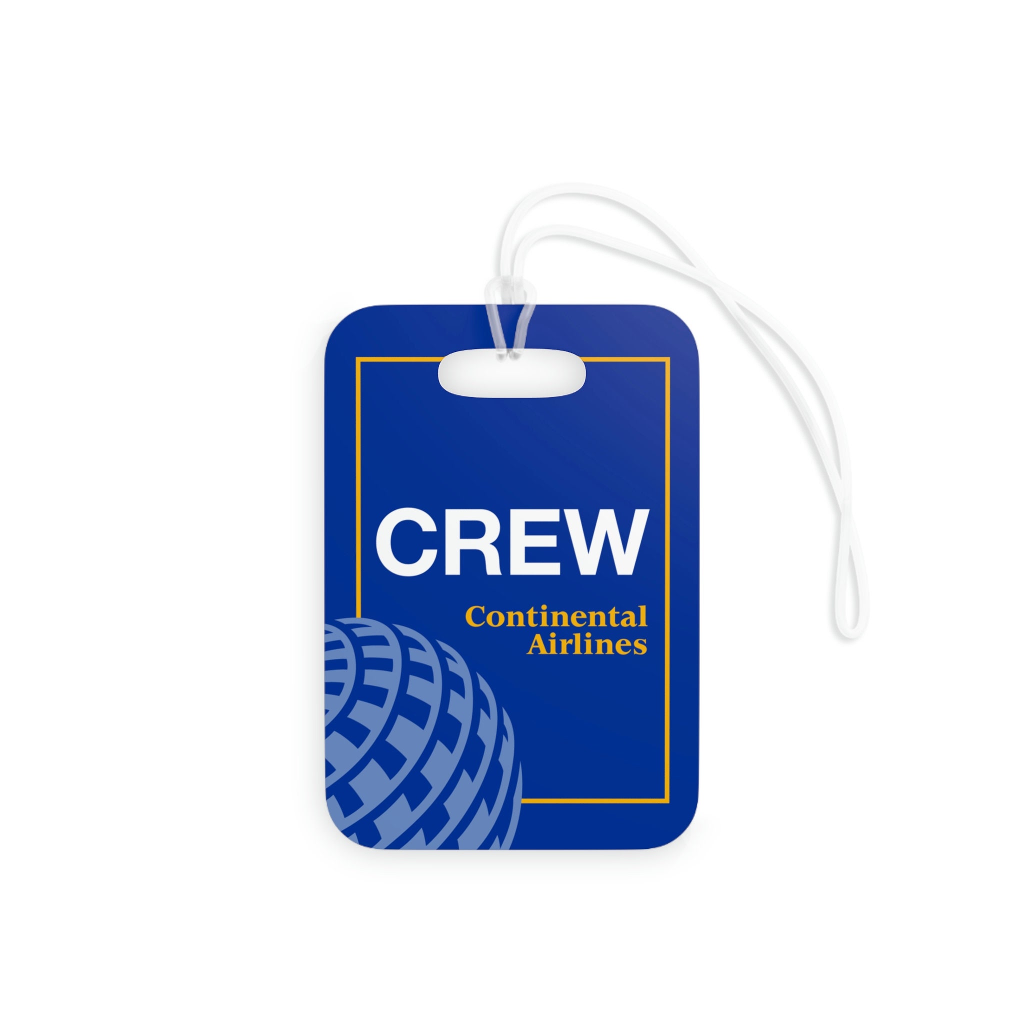 Continental Airlines / Crew Luggage Tag / Bag Tag / Travel Tag / Pilot ...