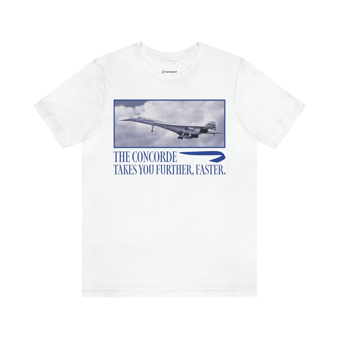 Concorde - Vintage Shirt - Airplane Shirt - Vintage Airline Shirt ...