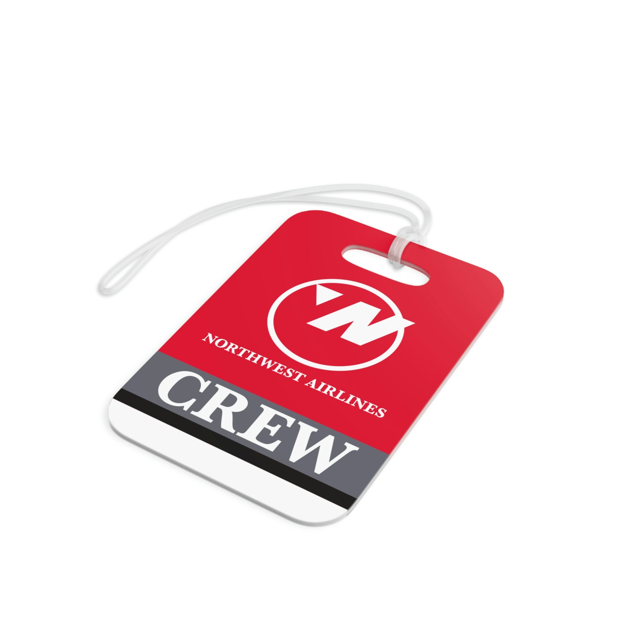 Northwest Airlines / Crew Luggage Tag / Bag Tag / Travel Tag / Pilot ...