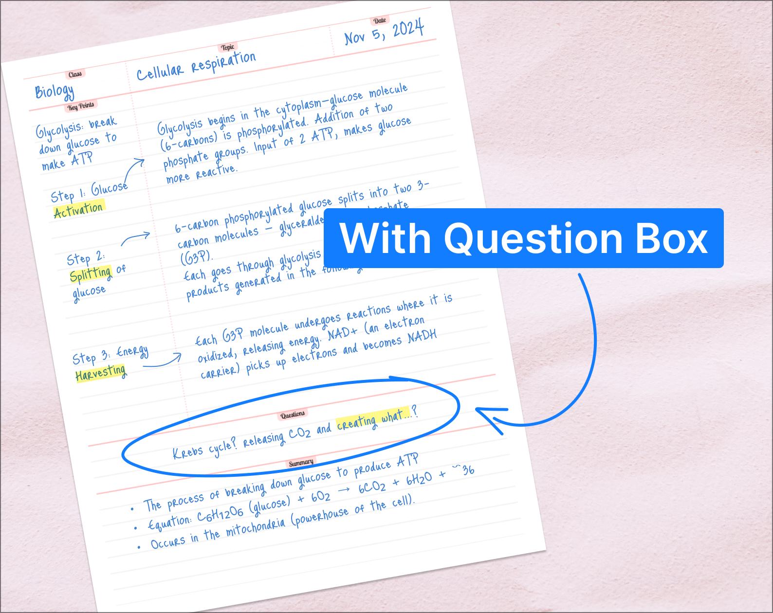 Printable Cornell Notes Template - 60pdfs + 5 Bonus - 5 Pastel Colors ...