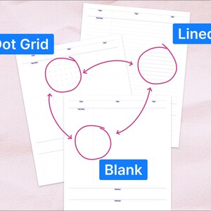 Printable Cornell Notes Template - 60pdfs + 5 Bonus - 5 Pastel Colors ...
