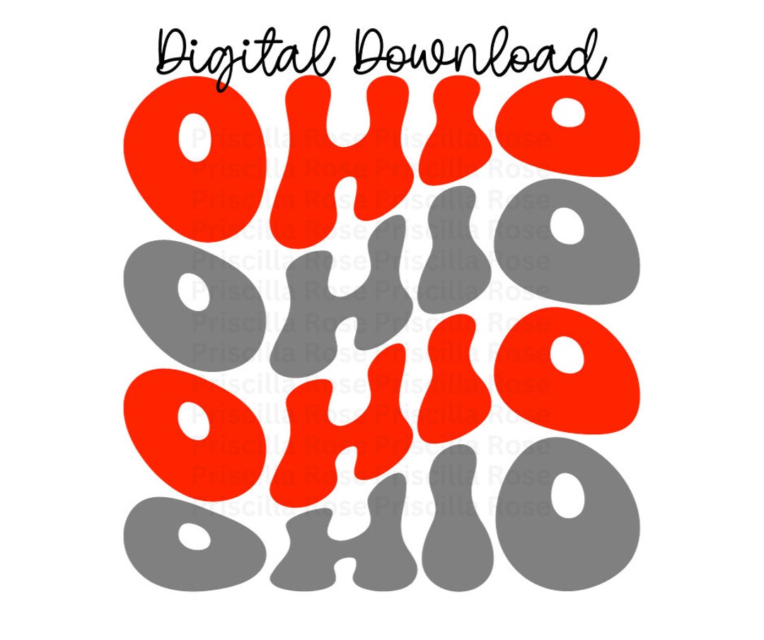Ohio SVG JPG PNG Digital Download - Etsy