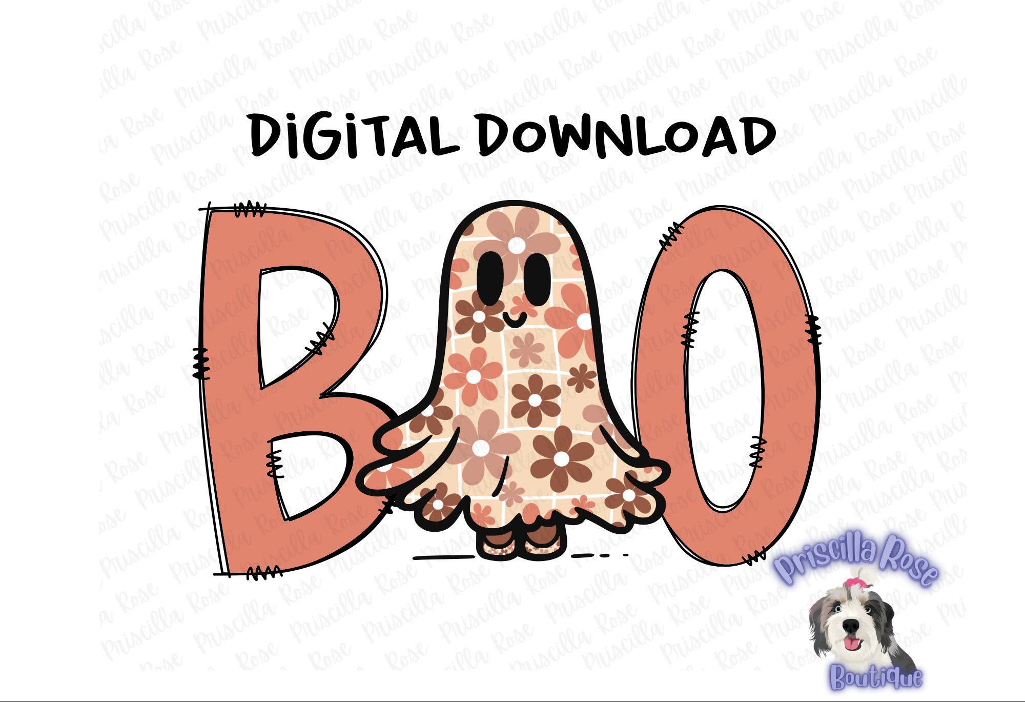 Ghost Boo Halloween PNG Digital Download - Etsy