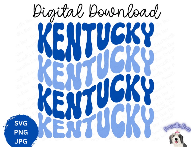 Kentucky SVG JPG PNG Digital Download - Etsy