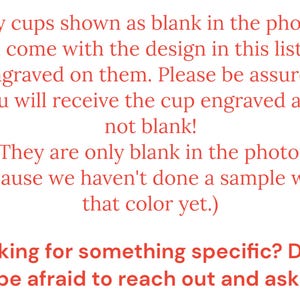 WALLEN Tumbler Cup Permanent Laser Engraved Large 40oz With Handle Lid ...