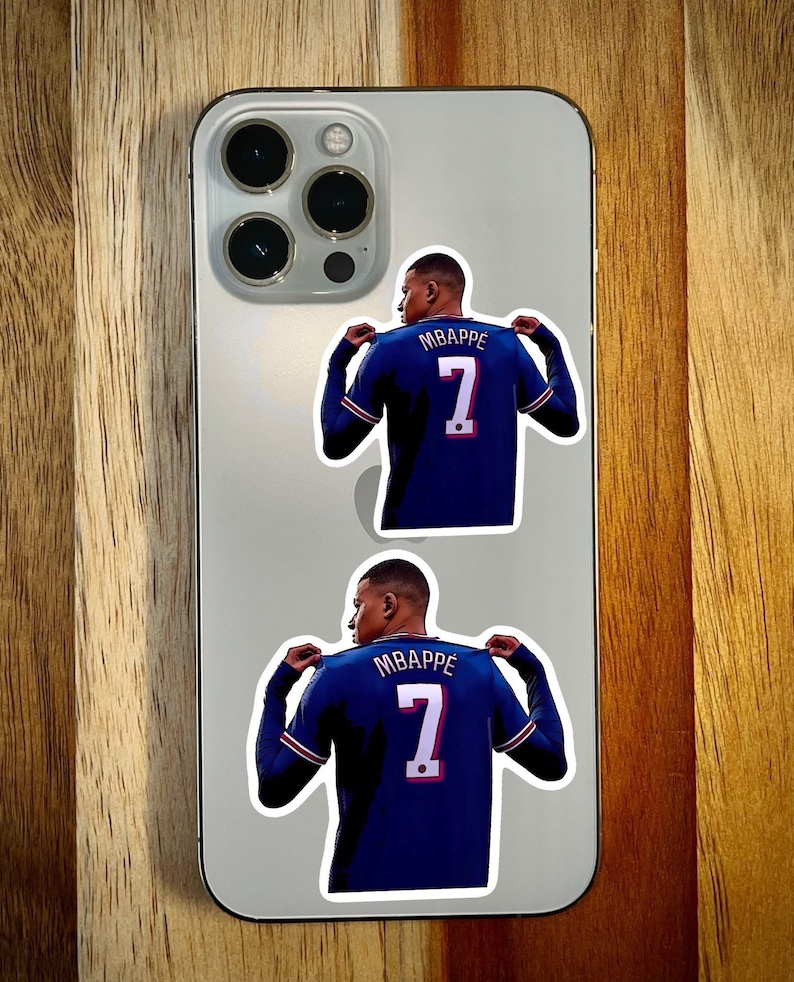 Kylian Mbappé Sticker Waterproof Durable Custom - Etsy