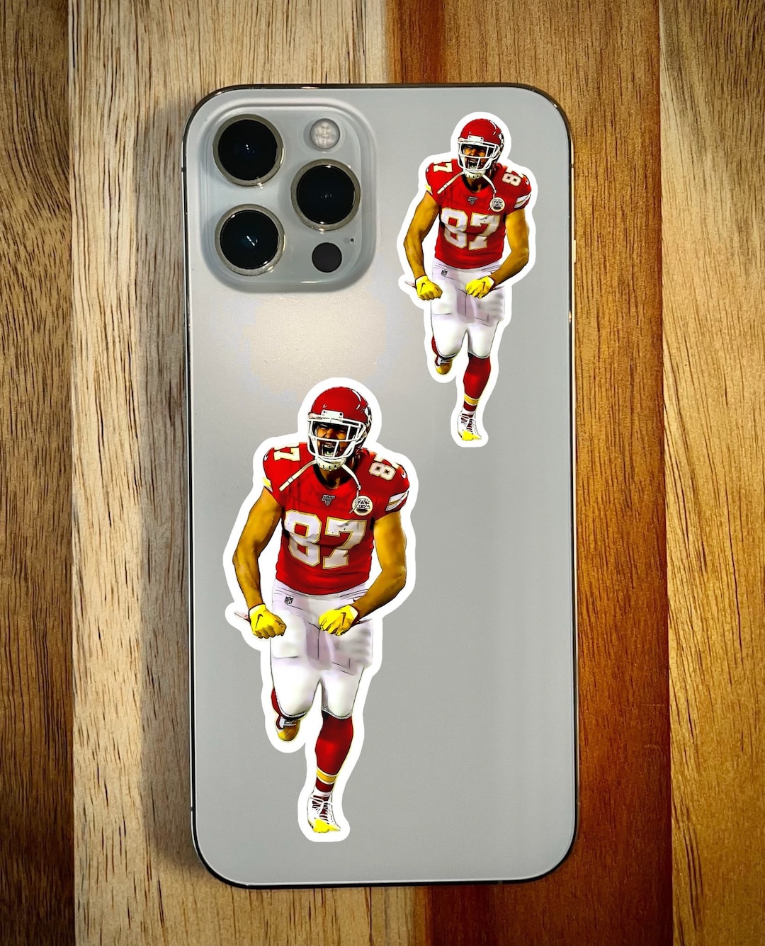 Travis Kelce Chiefs Sticker Waterproof, Durable, Custom - Etsy