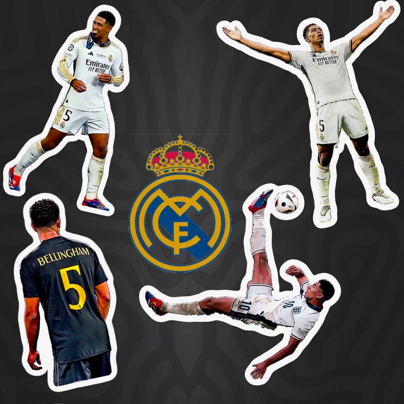 Real madrid stickers - Etsy España