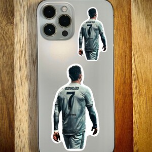 Cristiano Ronaldo Sticker Pack Waterproof, Durable, Soccer, Portugal ...