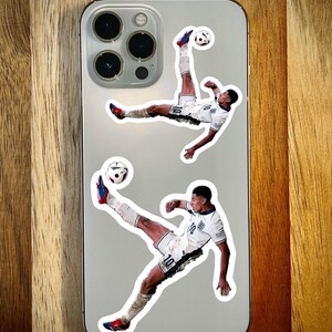 Jude Bellingham Real Madrid Sticker Pack Waterproof, Durable, Soccer ...