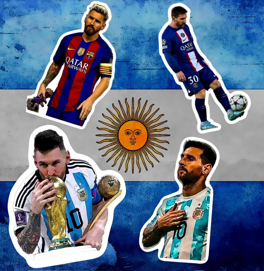 Messi Sticker Pack, World Cup Sticker, PSG, Barcelona, Argentina ...