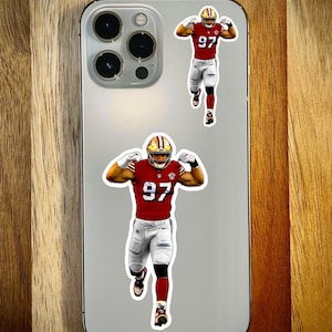 49ers Sticker Pack Brock Purdy, Nick Bosa, Deebo Samuel, Christian ...