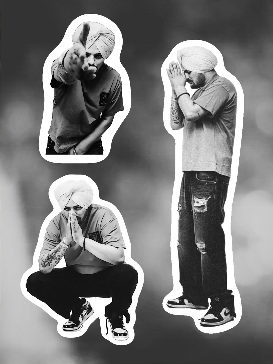 Sidhu Moose Wala Stickers Waterproof Durable Custom - Etsy