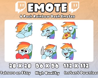 Pinkie Pie Emotes, MLP Twitch Emotes, My Little Pony Discord Emotes ...