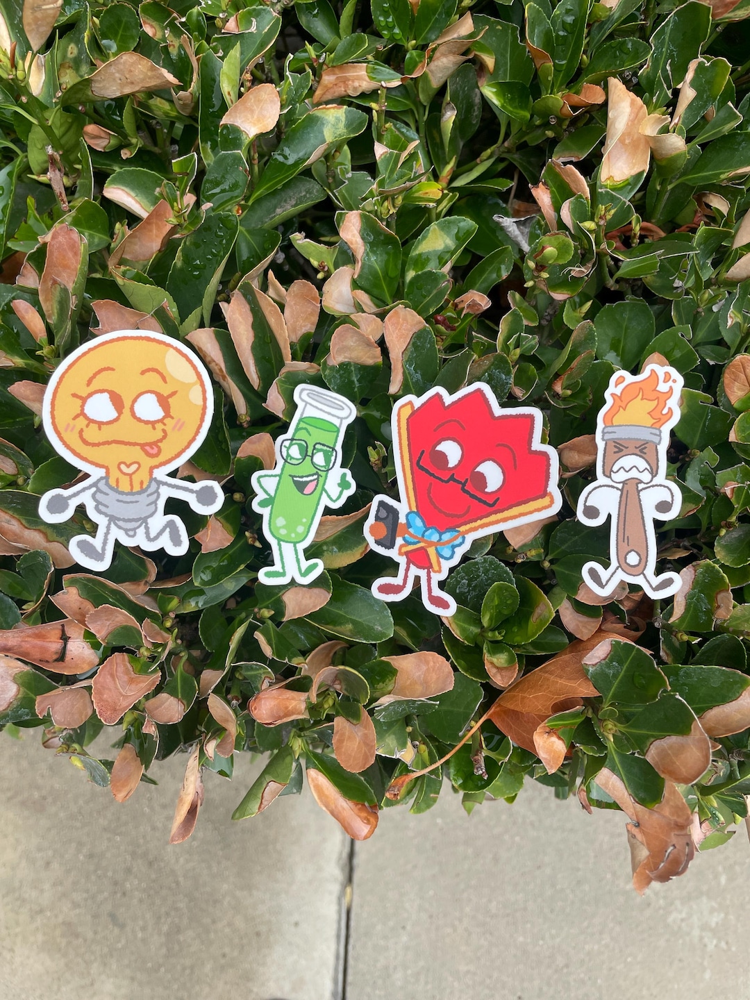 Bright Lights Inanimate Insanity Stickers | Lightbulb Ii, Paintbrush Ii ...