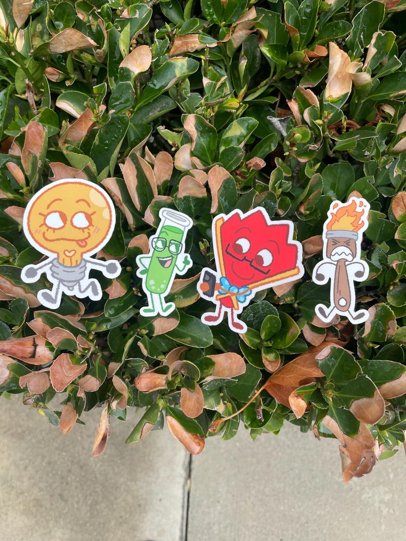 Bright Lights Inanimate Insanity Stickers | Lightbulb Ii, Paintbrush Ii ...