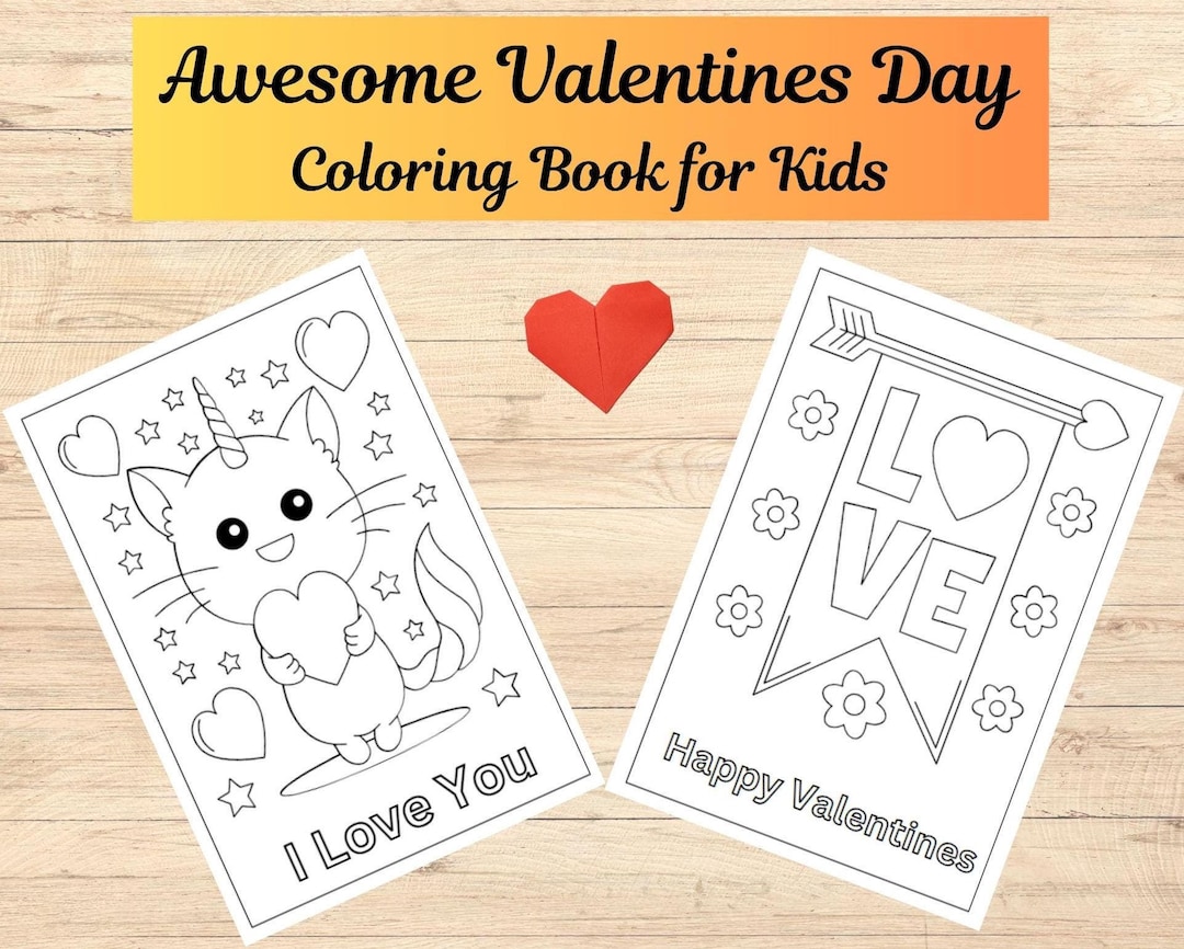 Valentines Day Coloring Pages for Preschoolers Fun an Easy Printable ...