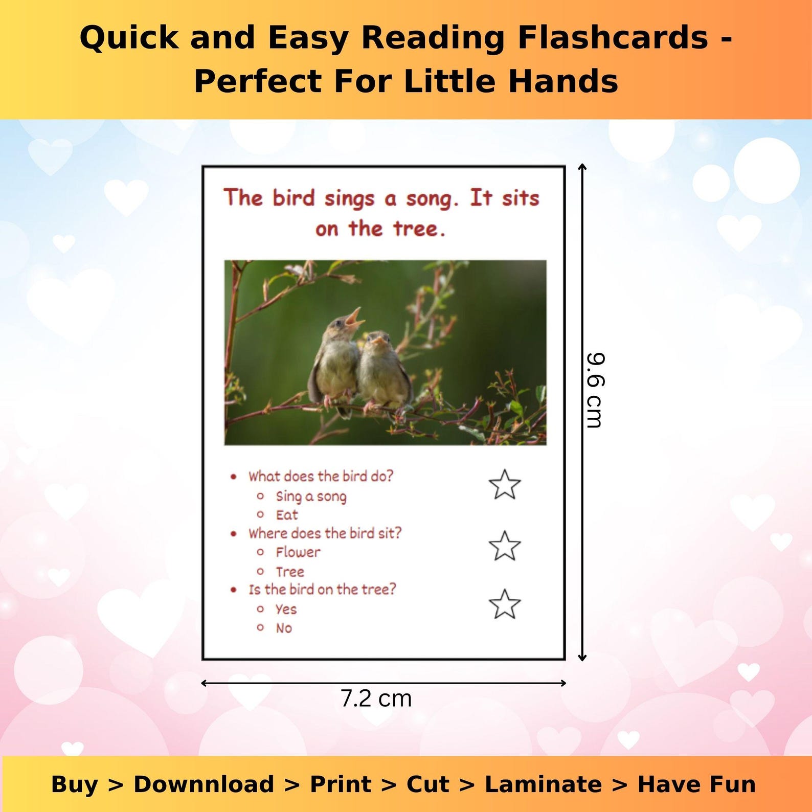 Printable Reading Flashcards for Preschoolers | 30 Fun Stories With ...